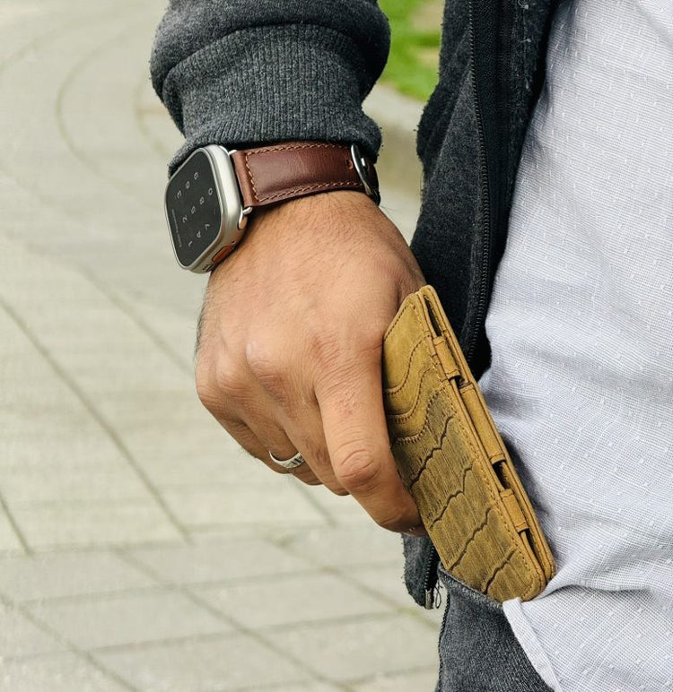 Full Grain Leather Apple Watch Strap | Premium & Stylish – Deerhandmade
